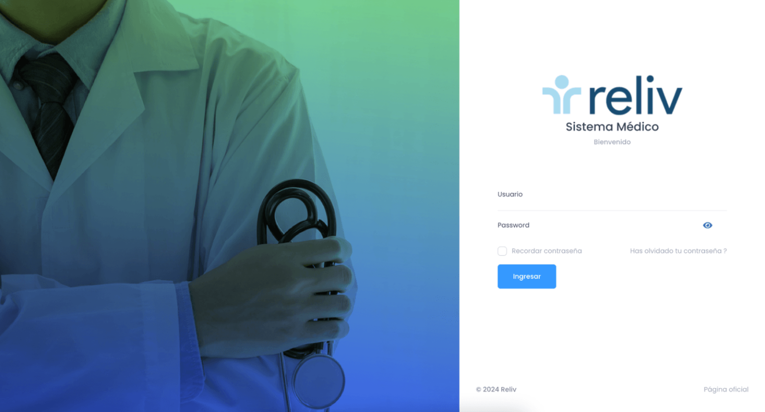 Acceso a la plataforma – Reliv Health Care